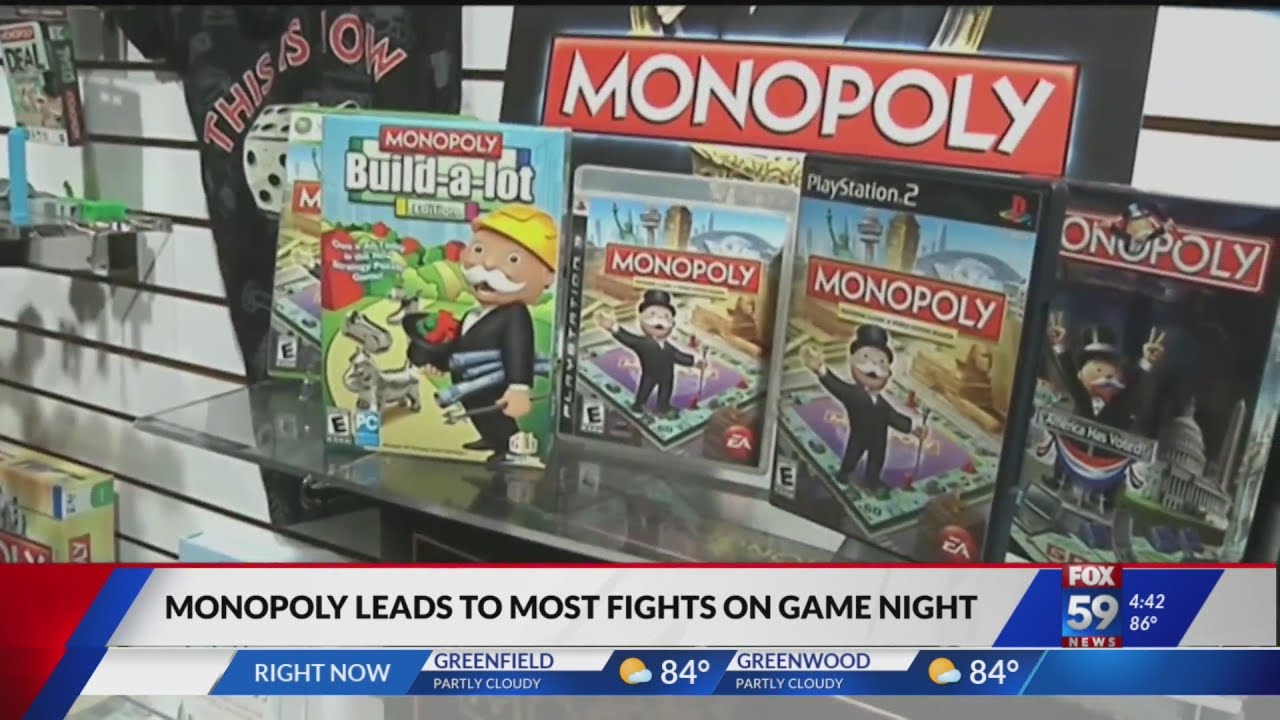Study finds Monopoly leads to most fights on family game night - YouTube