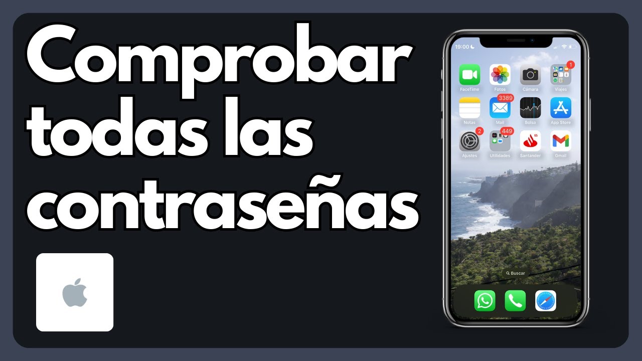 Cómo comprobar todas las contraseñas guardadas en tu iPhone - YouTube