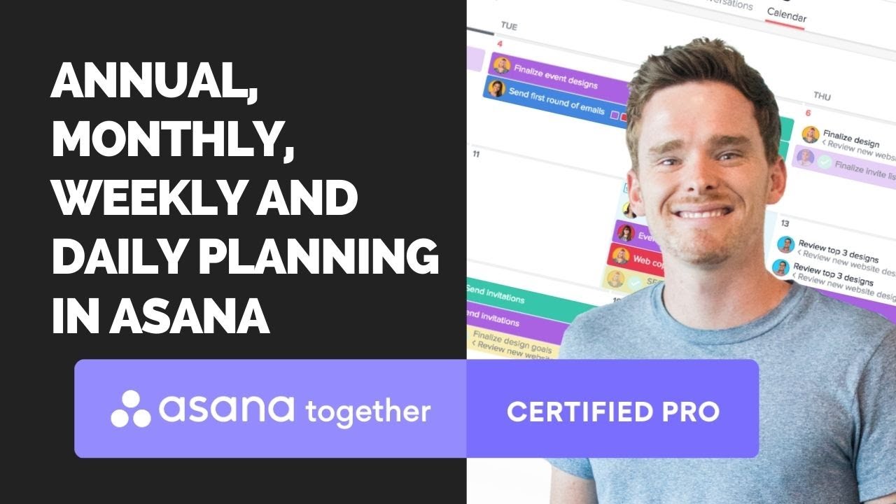 Annual, monthly, weekly and daily planning in Asana - YouTube