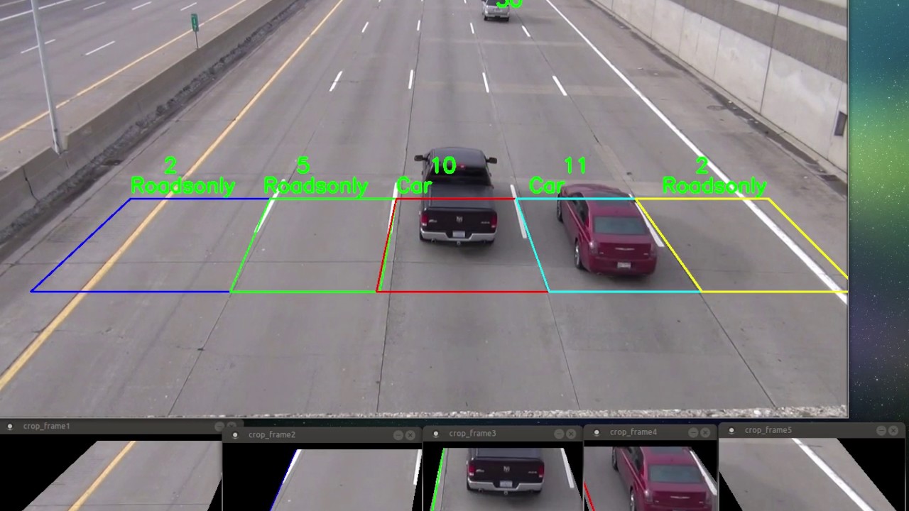 Upgraded car counting system - YouTube