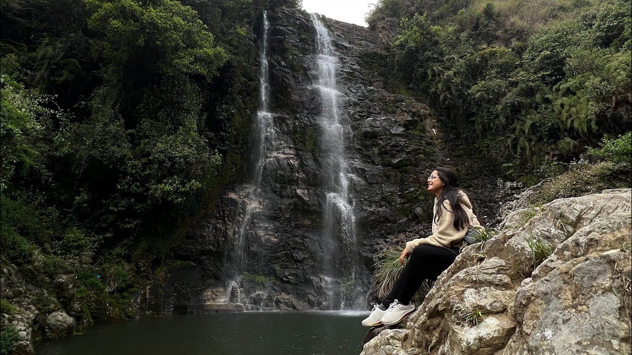 Waterfall in Laitlum - Exploring Thangsning Falls - YouTube