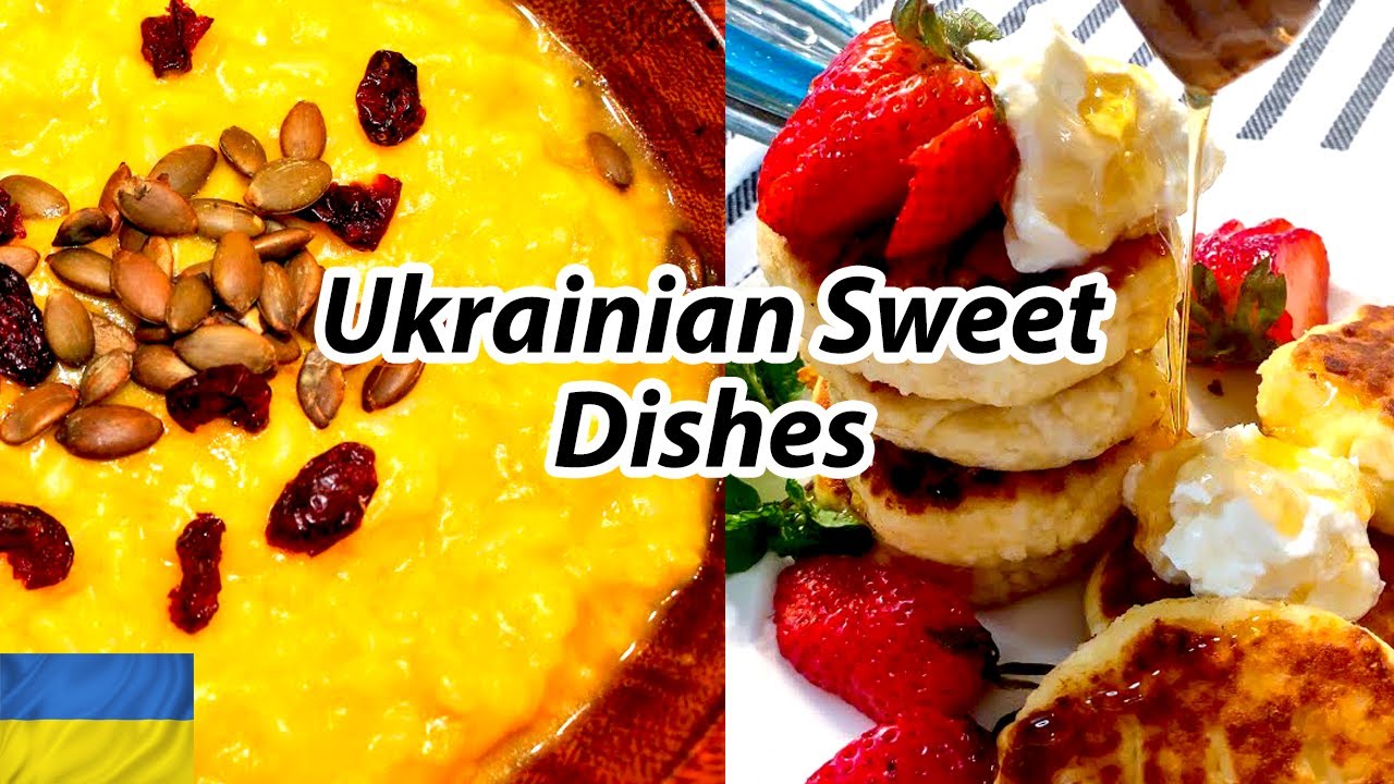 Traditional Ukrainian Breakfast: Pumpkin Porridge and Syrniki (Cheese ...