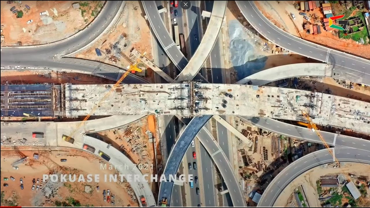 Pokuase Interchange Project Update #8 - YouTube