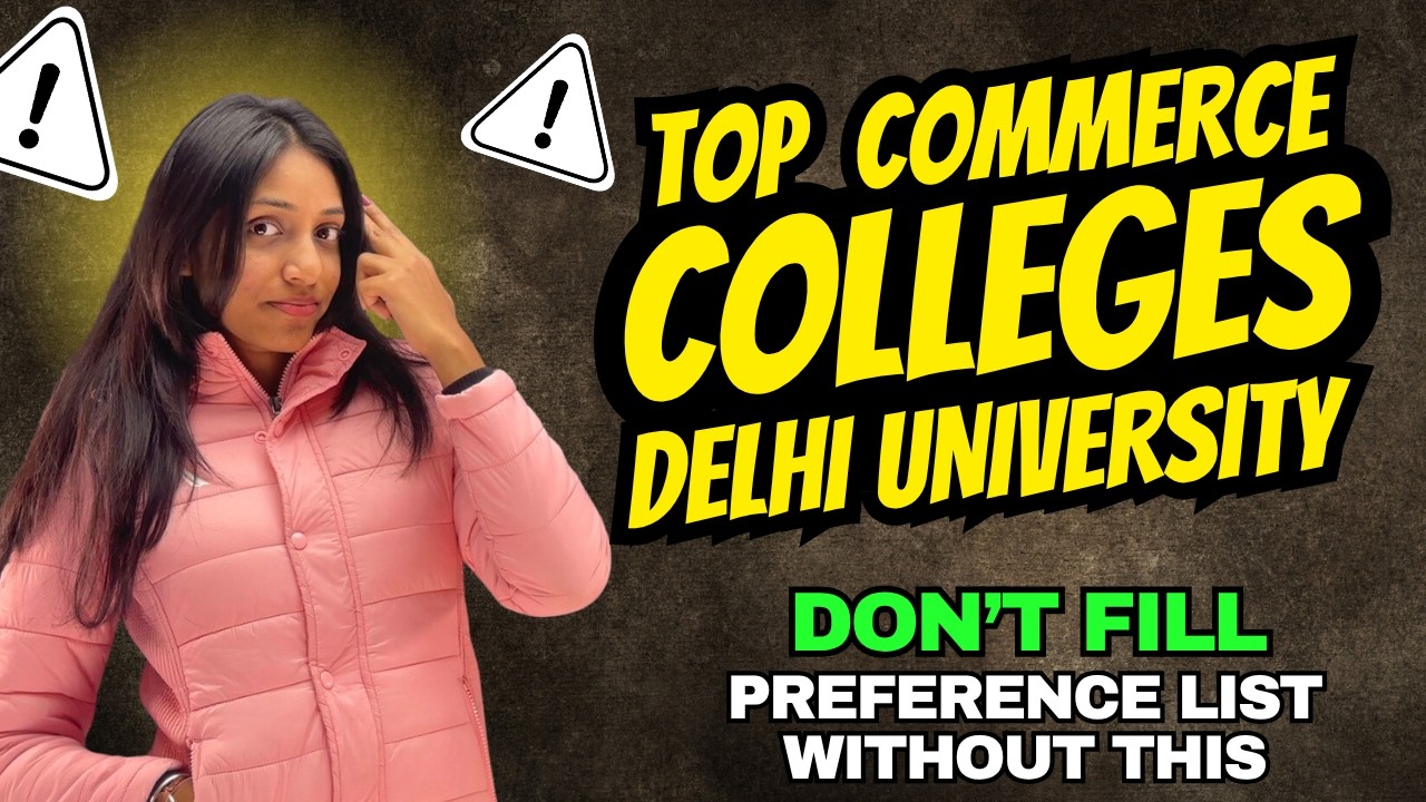 TOP COMMERCE COLLEGES IN DELHI UNIVERSITY NORTH CAMPUS I CUET ...