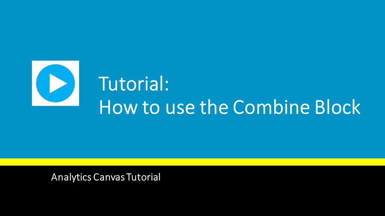 How to use the Combine Block - YouTube