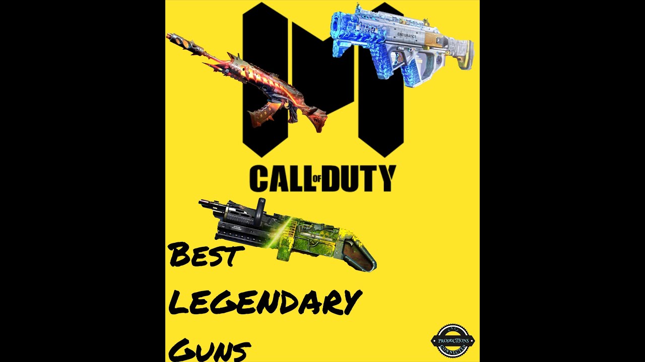 Best of the best!! My top 3 legendary guns! - YouTube