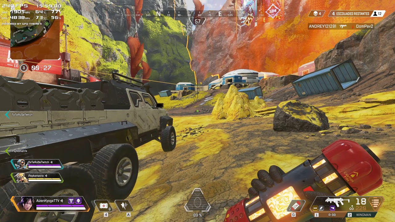 APEX FULL GAME TOP 1 DOUBLE UNSCOPE KRABER !!! G PRO LOGITECH FIRST ...