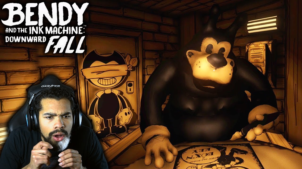 WTF!! BORIS GOT BIG!! | Bendy and the Ink Machine: Downward Fall ...