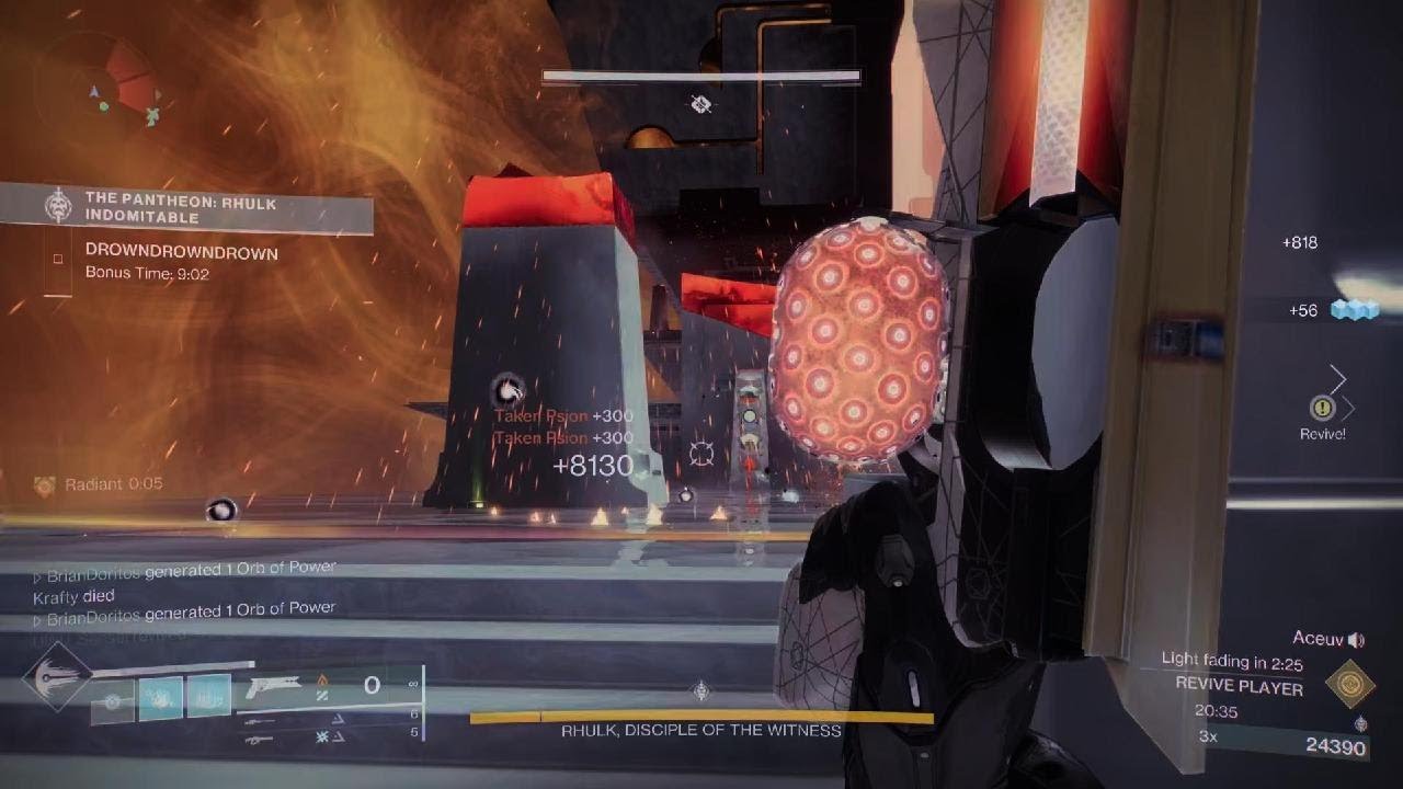 Destiny 2 Pantheon Rhulk Cheese - YouTube