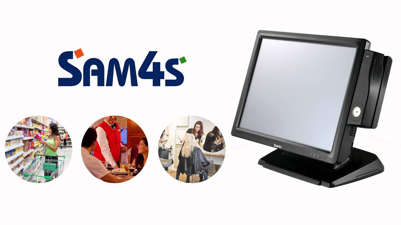 SAM4s SPT-4740 / Camaleon POS - Super Business Machines - YouTube