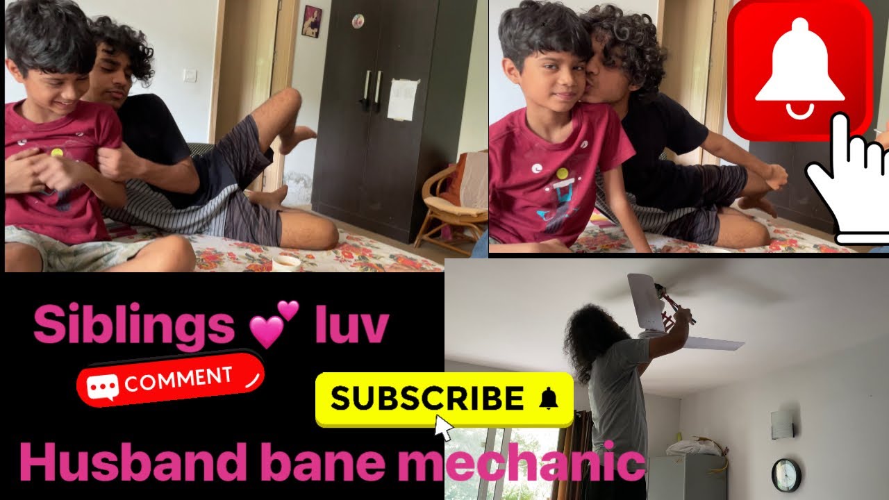#siblings love ️|husband bane mechanic 👨‍🔧 #familyvlog #christeena ...
