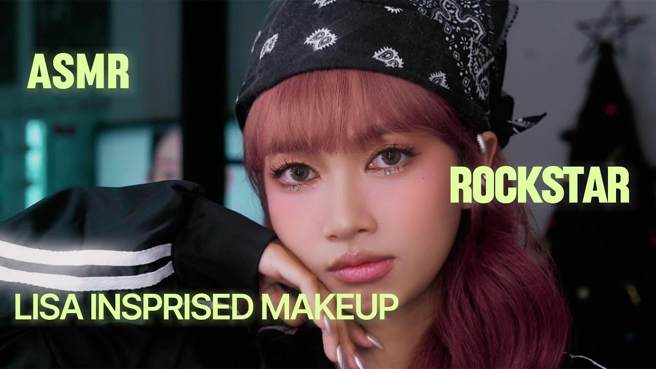 ASMR WITH HIU (sub) LISA INSPRISED MAKEUP - YouTube