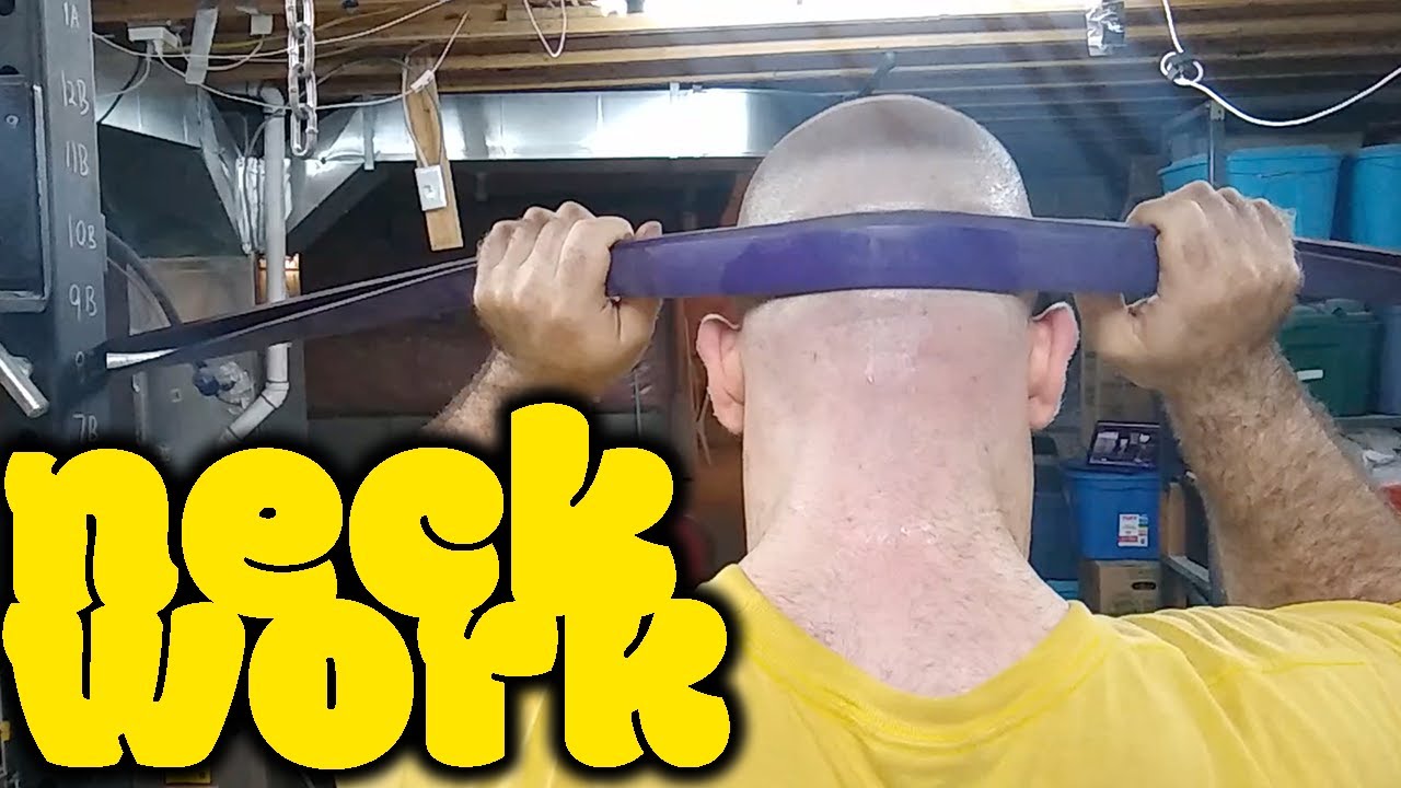 Banded Neck Training (Minimal Equipment) - YouTube