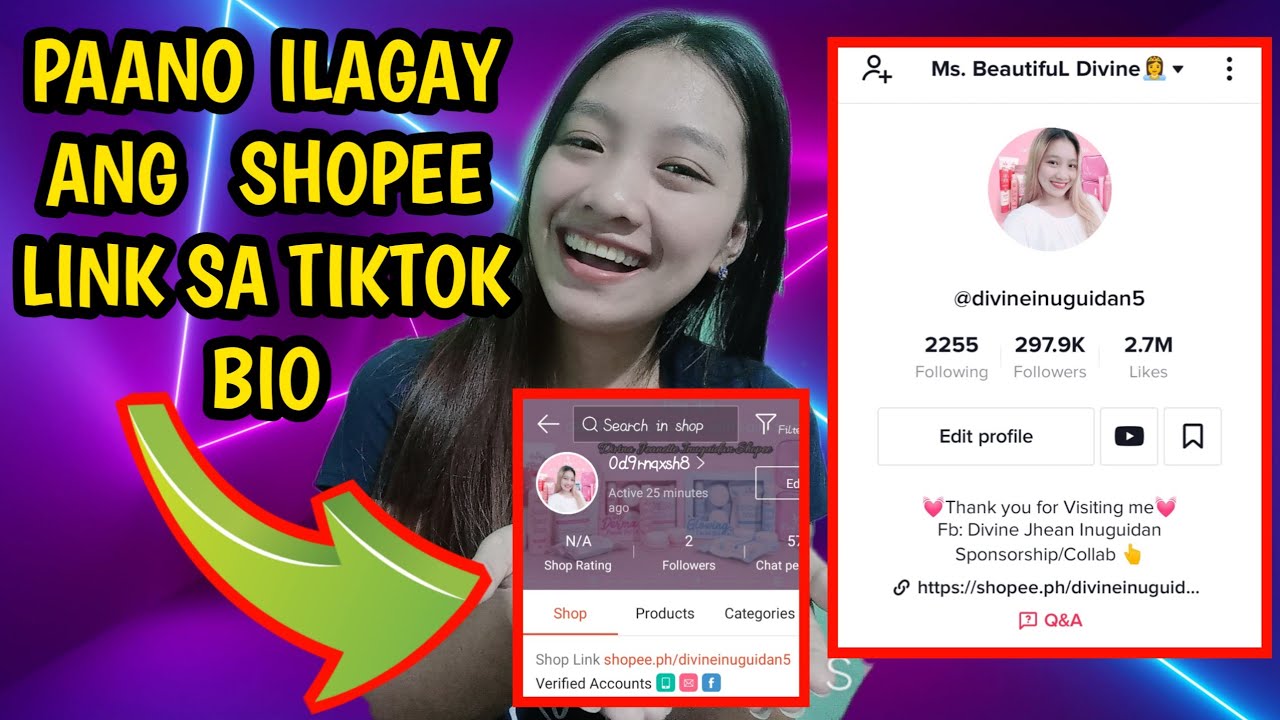 Paano maglagay ng Shopee Link sa TikTok Bio mo(Beginners Guide 2021 ...