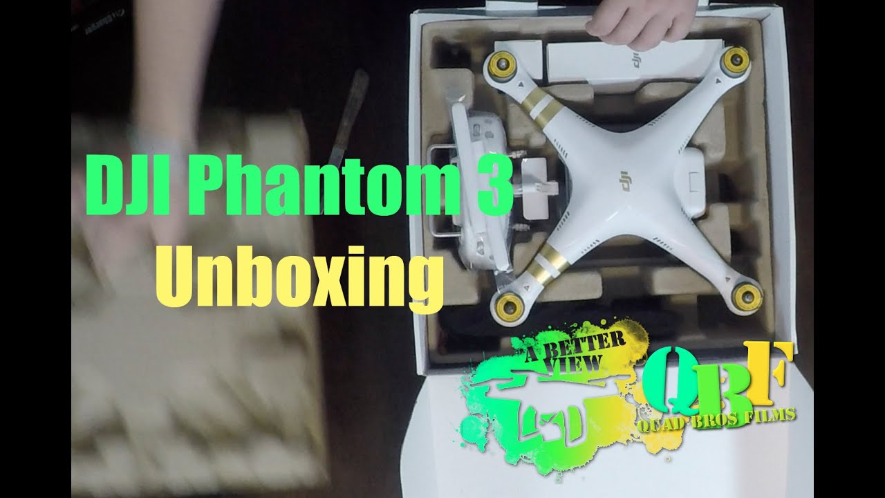 A VIEW of What's in the Box: DJI Phantom 3 - YouTube