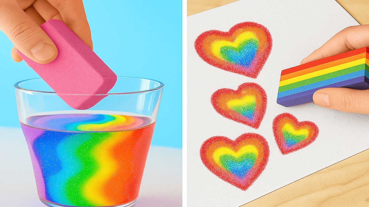 A RAINBOW OF CREATIVITY! 🎨 20+ Colorful & Easy DIY Craft Ideas! - YouTube