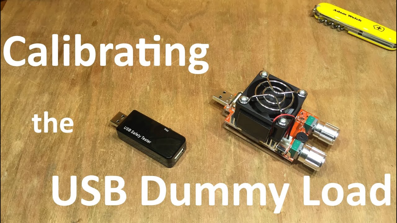Calibrating the USB Dummy Load - 12v Solar Shed - YouTube