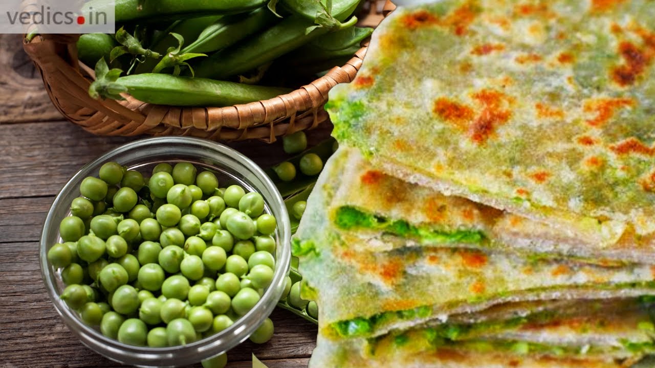 Matar ka paratha | Green pea paratha | Stuffed paratha | मटर के पराठे ...