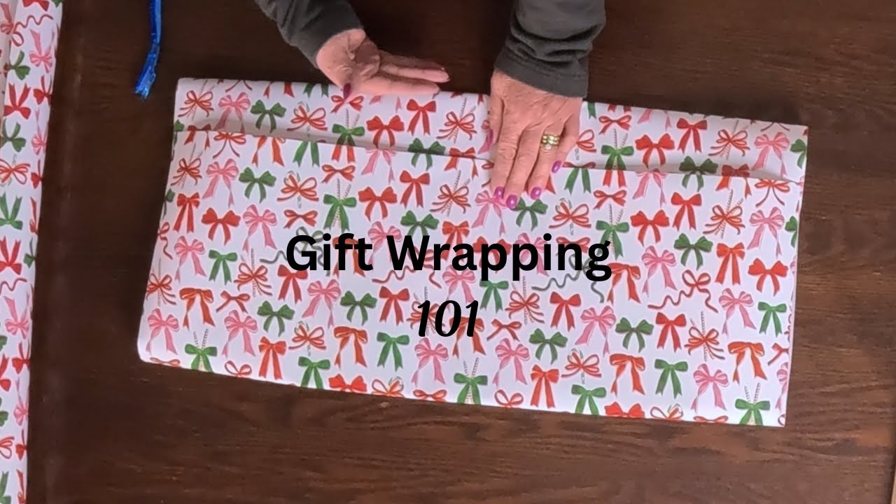 Gift Wrapping 101 | Wrap A Flat Present. Calendars, Vinyl Albums Etc ...