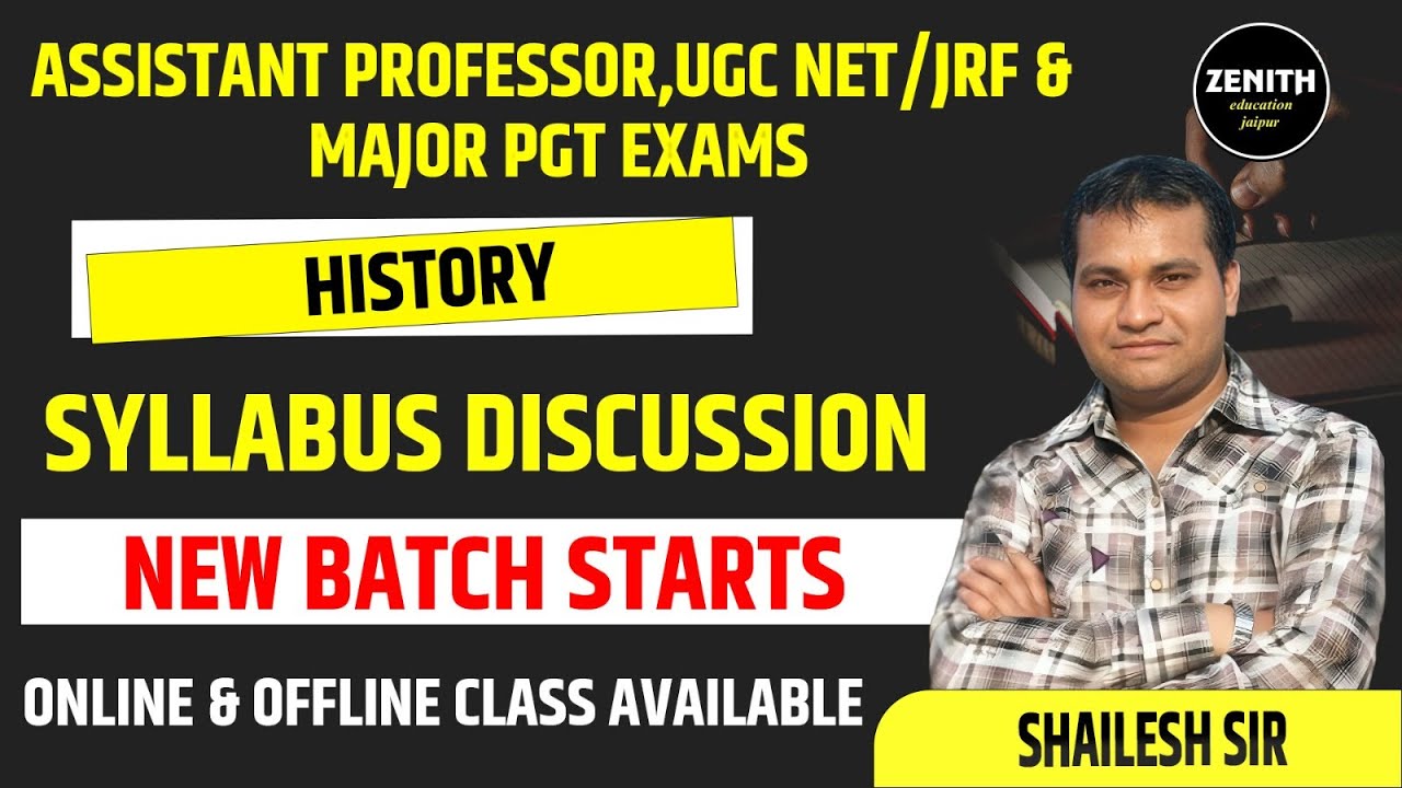 UGC NET JRF History Syllabus 2024 | UGC NET History Exam Pattern ...