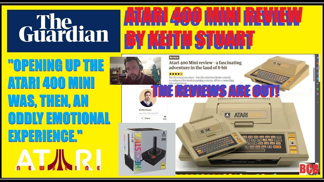 THE 400 MINI: "ATARI 400 MINI REVIEW" BY Keith Stuart (w/ The Guardian ...