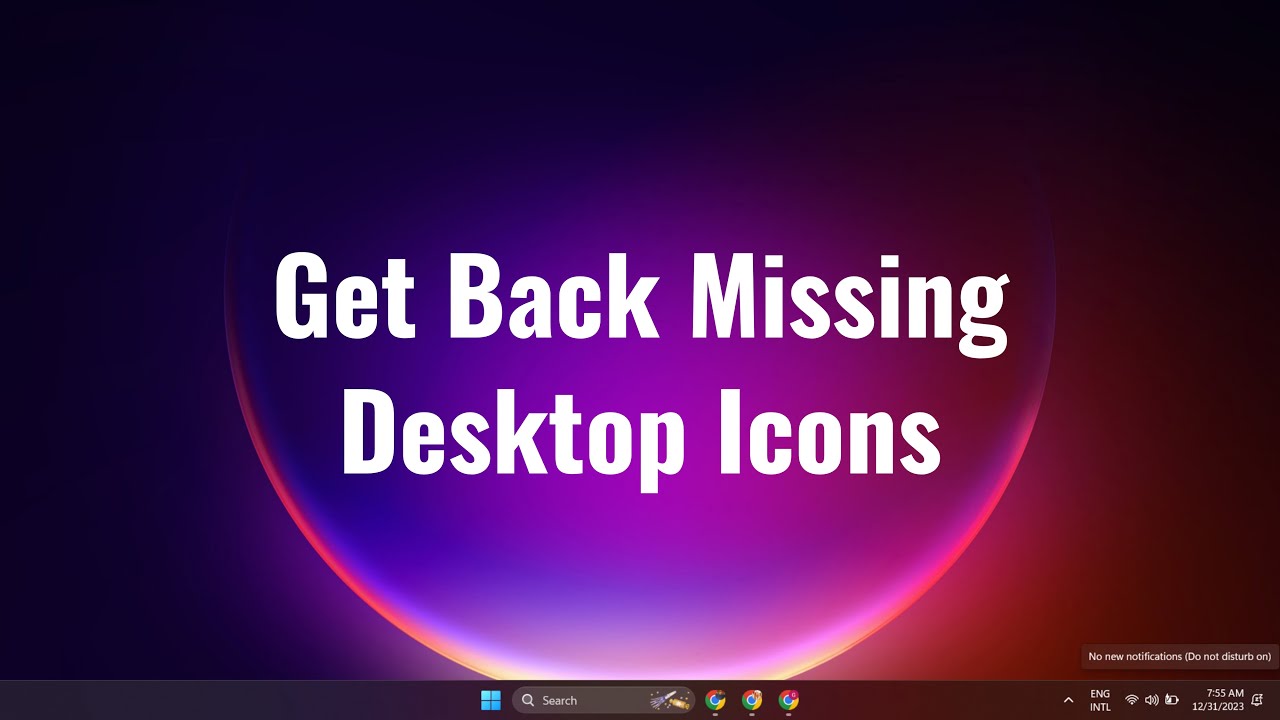 How To Get Back Missing Desktop Icons YouTube how-to-get-back-missing-desktop-icons-youtube