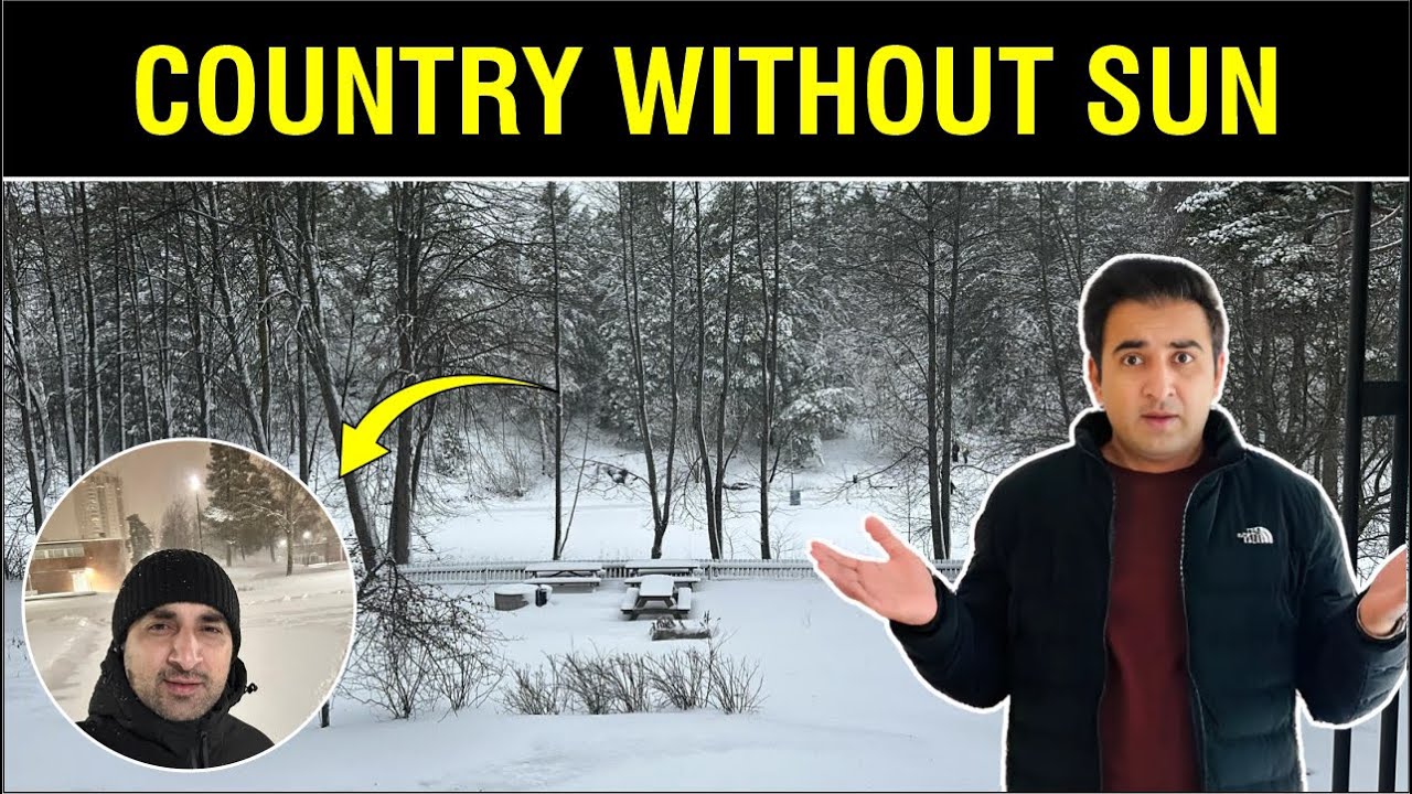 A country without Sun light. Amazing vlog on Swedish weather. - YouTube