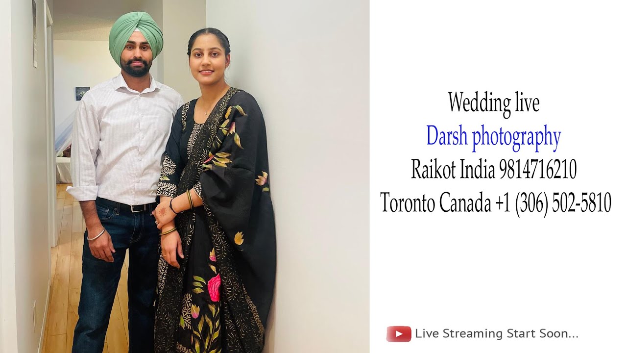 Live Wedding Ceremony 30-1-25 {Wedding live Darsh photography Raikot ...