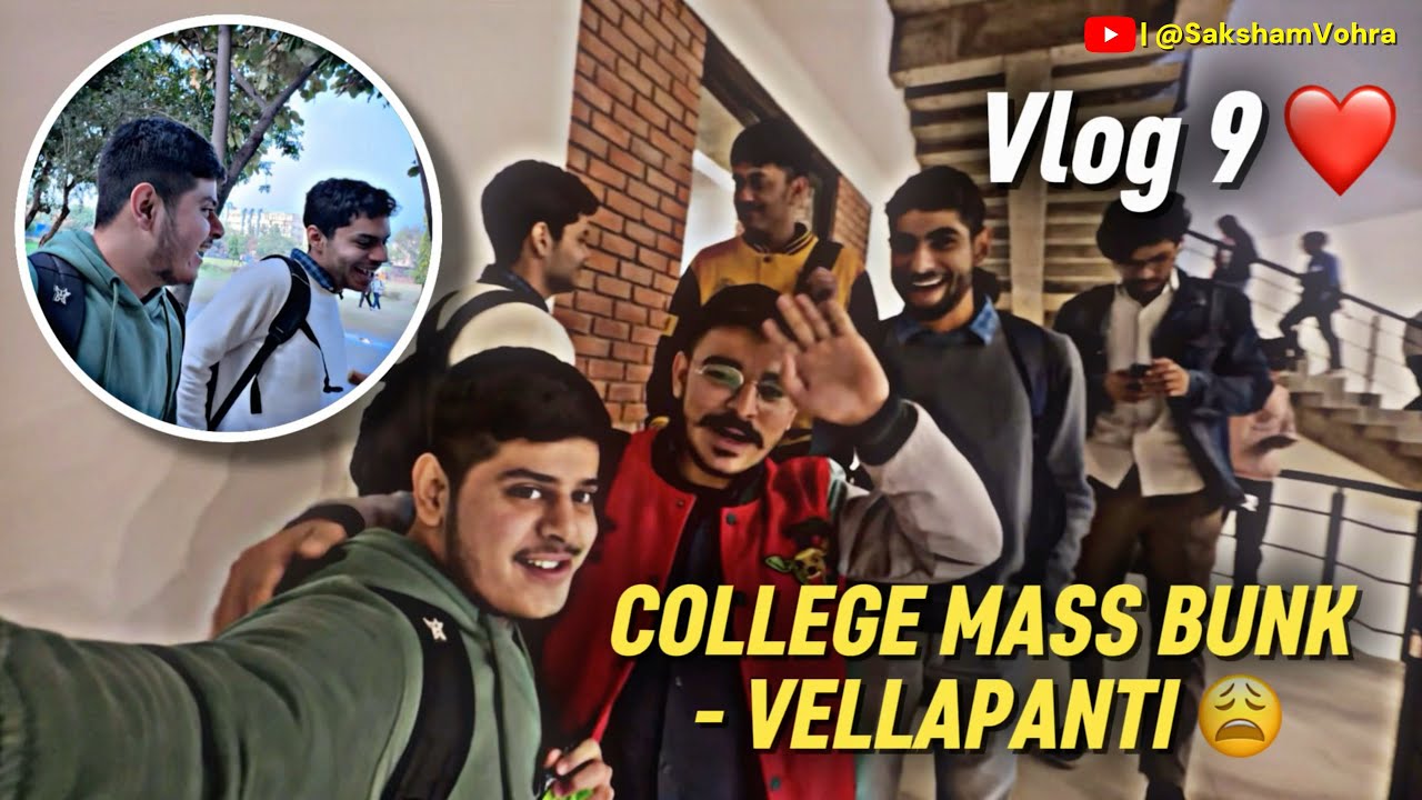 College MASS BUNK💀 | Vlog 9 ️ | IILM Greater Noida - YouTube