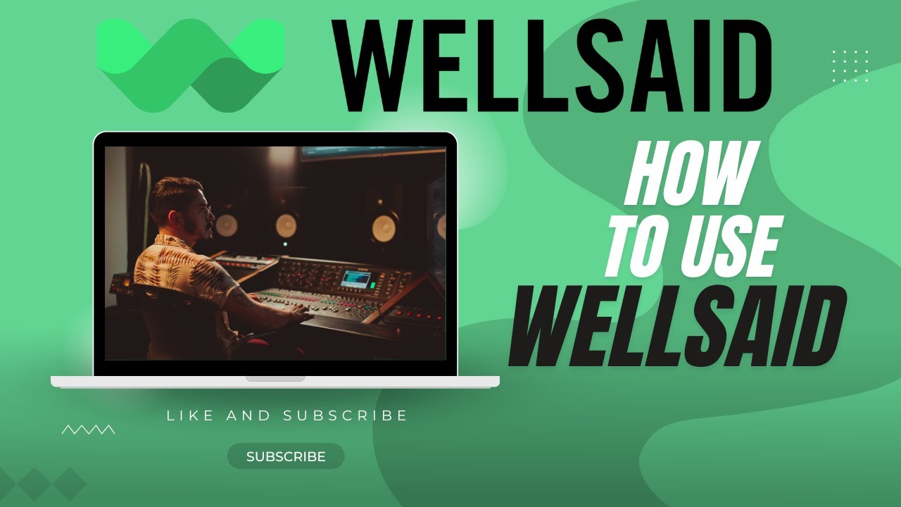 How to Use WellSaid Labs - AI Text-to-Speech Tool Tutorial - YouTube