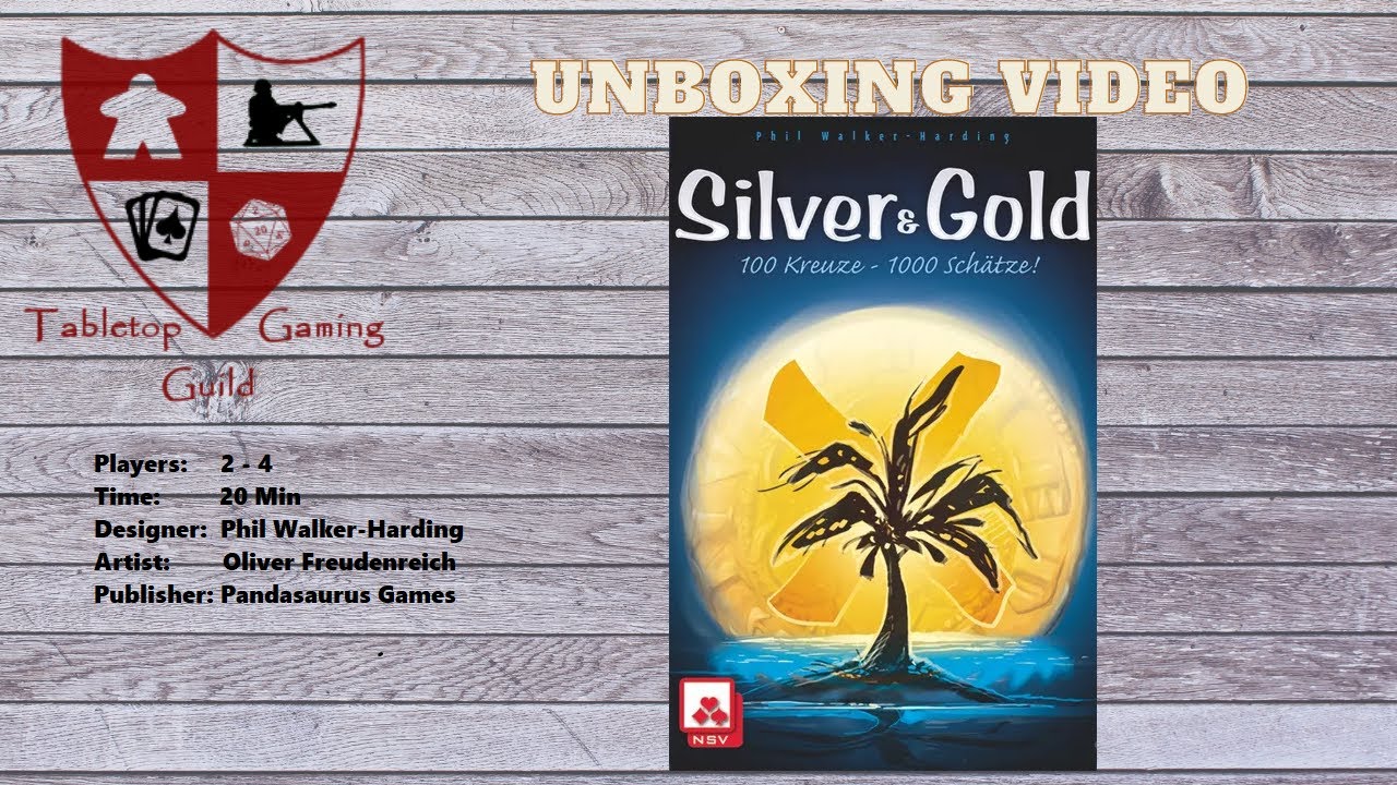 Silver & Gold Board Game Unboxing - YouTube