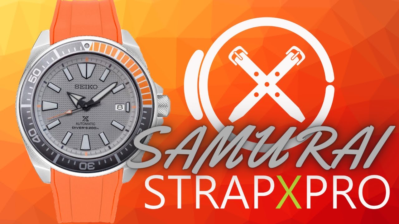 StrapXPro - Fitted Seiko Samurai Straps! - YouTube