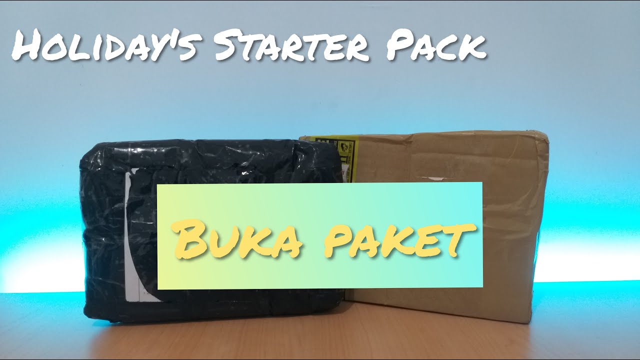 Starter Pack buat Liburan | Buka Paket Januari 2021 ASMR | INDONESIA ...