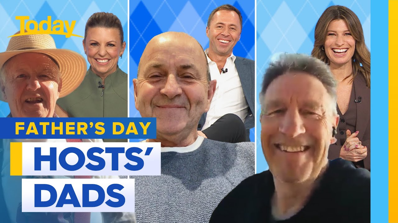 Weekend Today hosts celebrate Father’s Day with their dads | Today Show ...