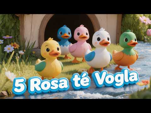 5 Rosa te vogla - Kenge per femije