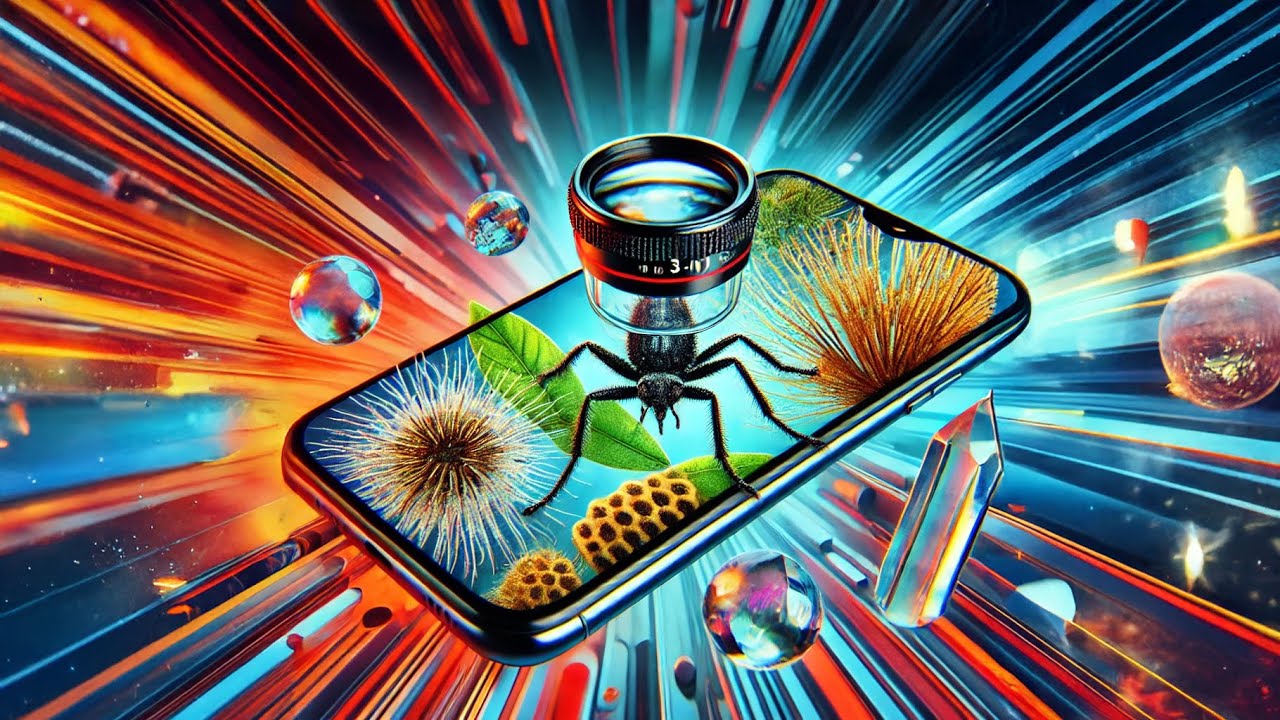 3 in 1 Microscope Lens for Smartphones - YouTube