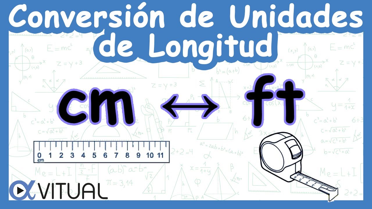 CONVERSI N DE UNIDADES DE LONGITUD Cent metros cm A Pies ft Y Pies