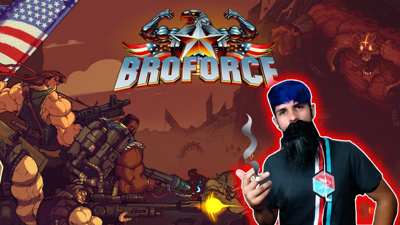 GETTING NORRISED ON YOUR FACE!!! | SchwarzeNinja Plays | Broforce ...