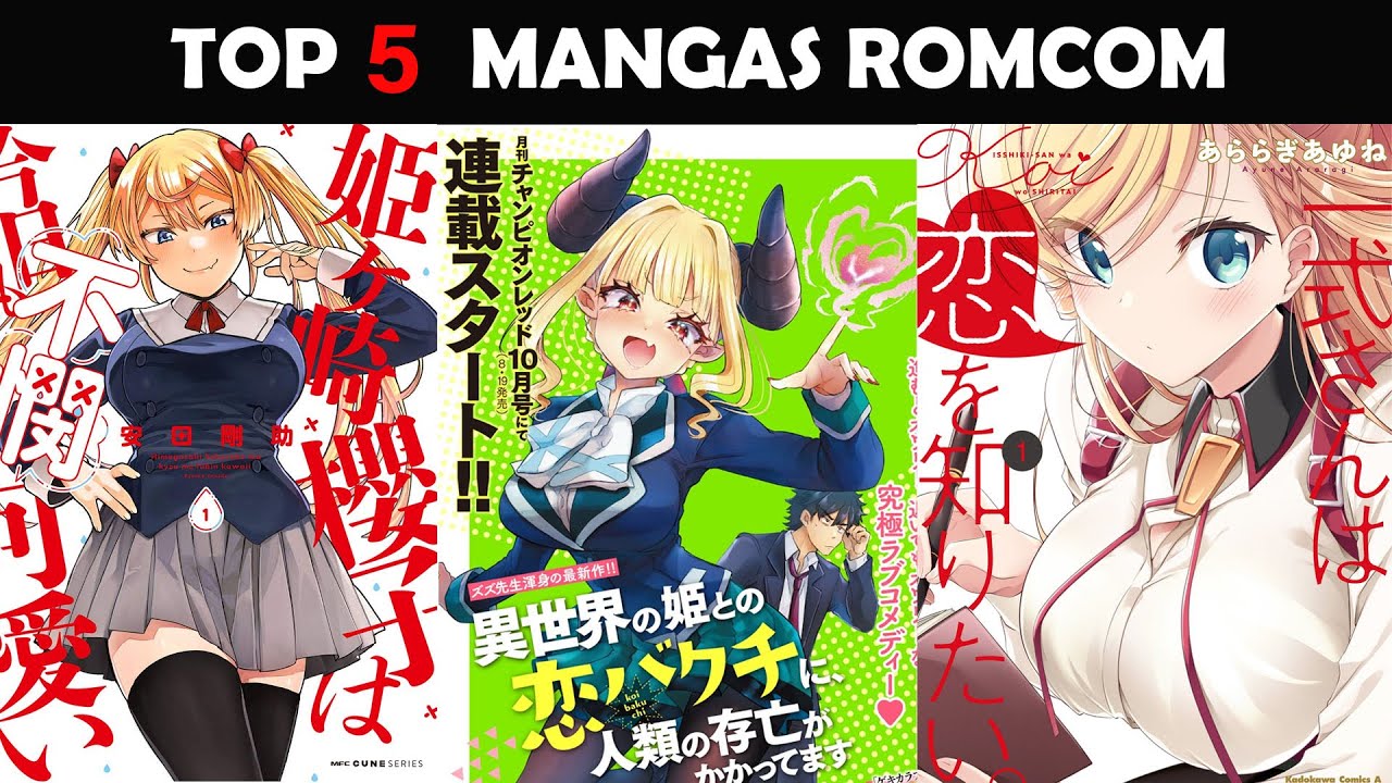 TOP 5 MANGAS ROMCOM ACTUALES RECOMENDADOS / PARTE 3 - YouTube