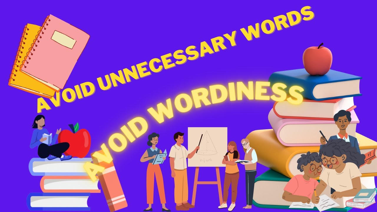 Avoid Wordiness: 5 Ways to Delete Excess Words - YouTube