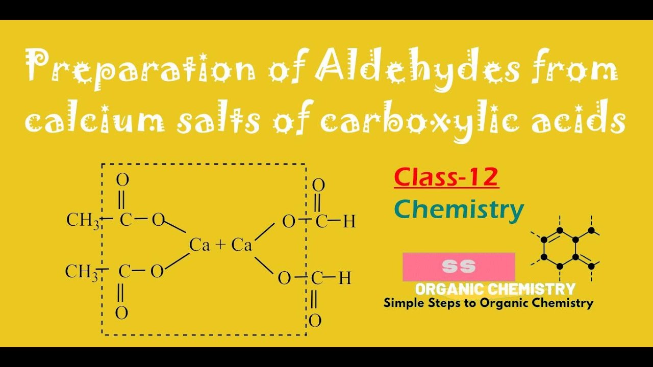 Preparation of Acetaldehyde from Calcium Acetate & Calcium Formate| Dry ...
