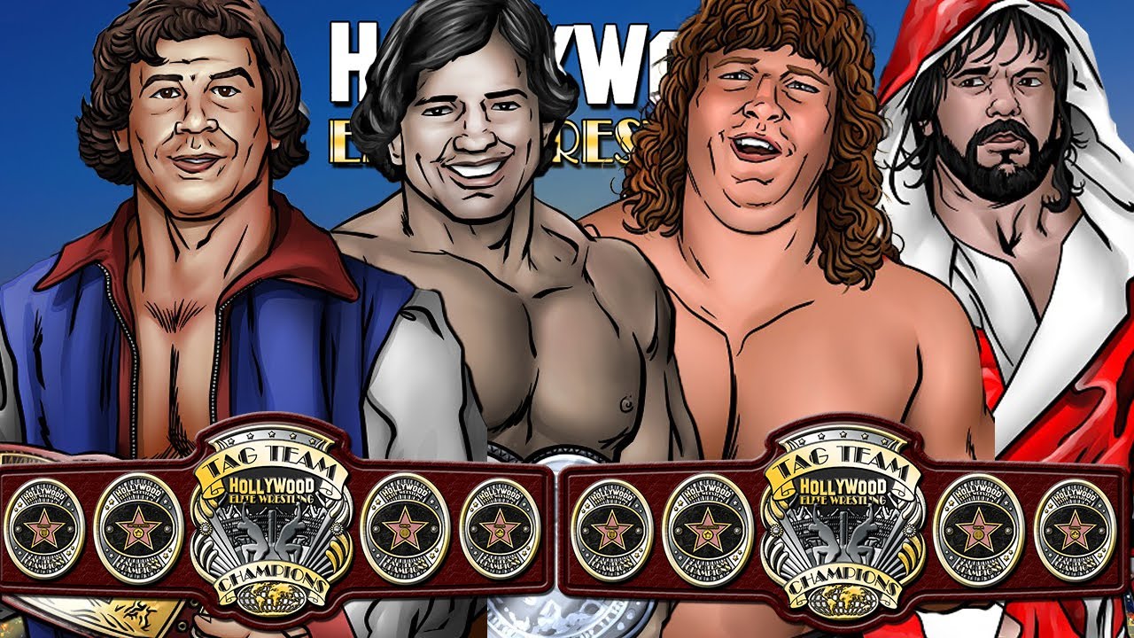 156 Hollywood Elite Wrestling Filsinger Games Legends of Wrestling ...