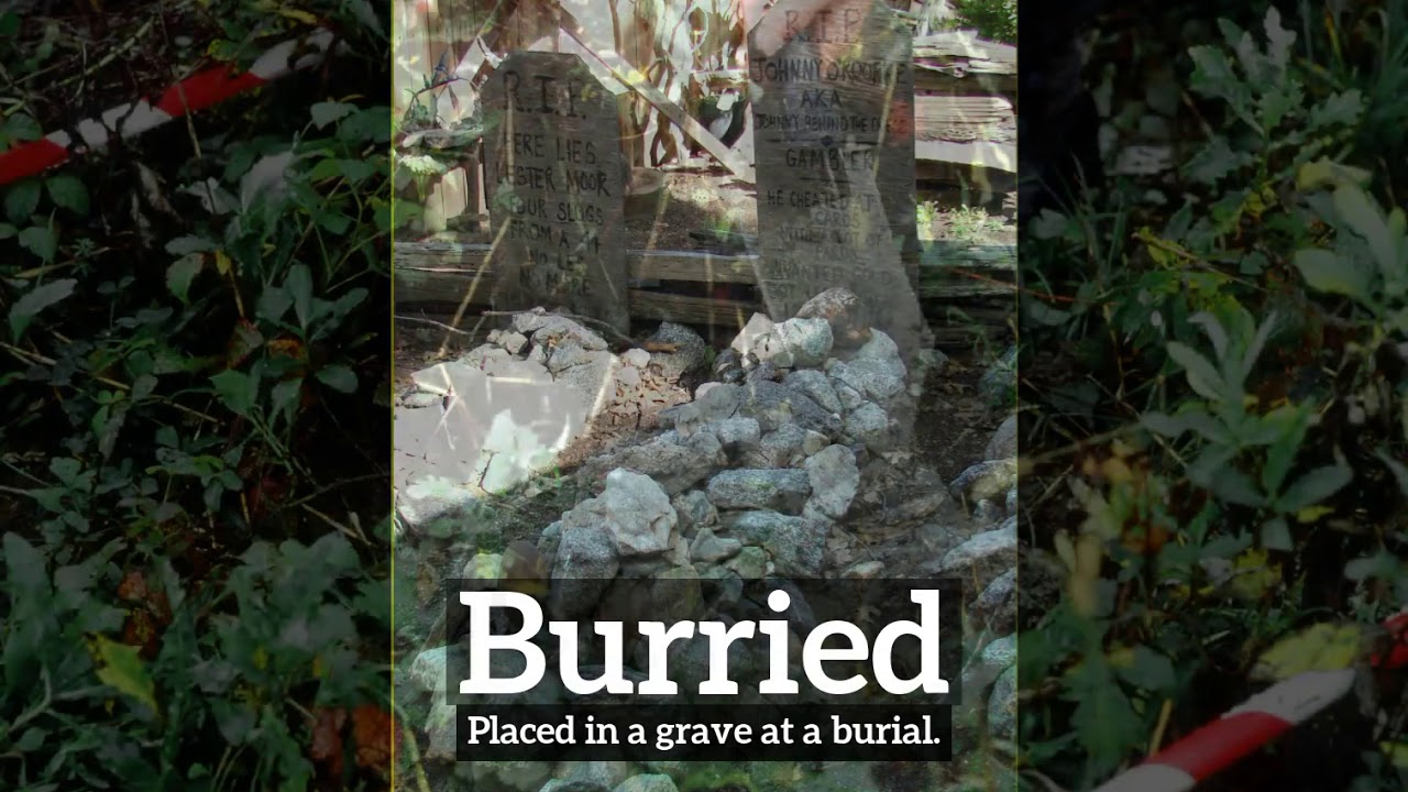 How Does Burried Look? | How to Say Burried in English? | What is ...