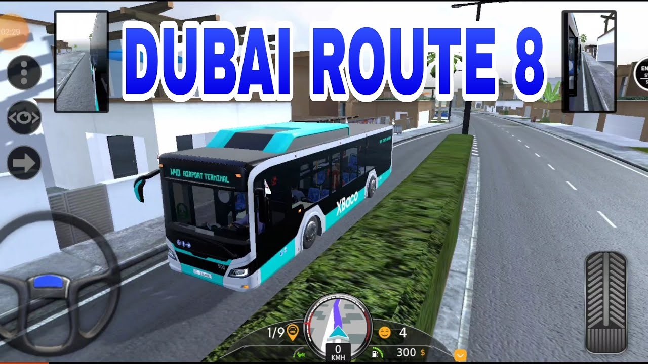 DUBAI ROUTE 8 | Bus Simulator 2023 Ovilex Software - YouTube