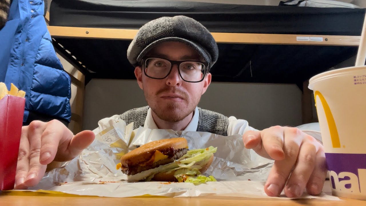 McDonalds Japanese BBQ Egg Thick Beef Samurai Mac Review - YouTube