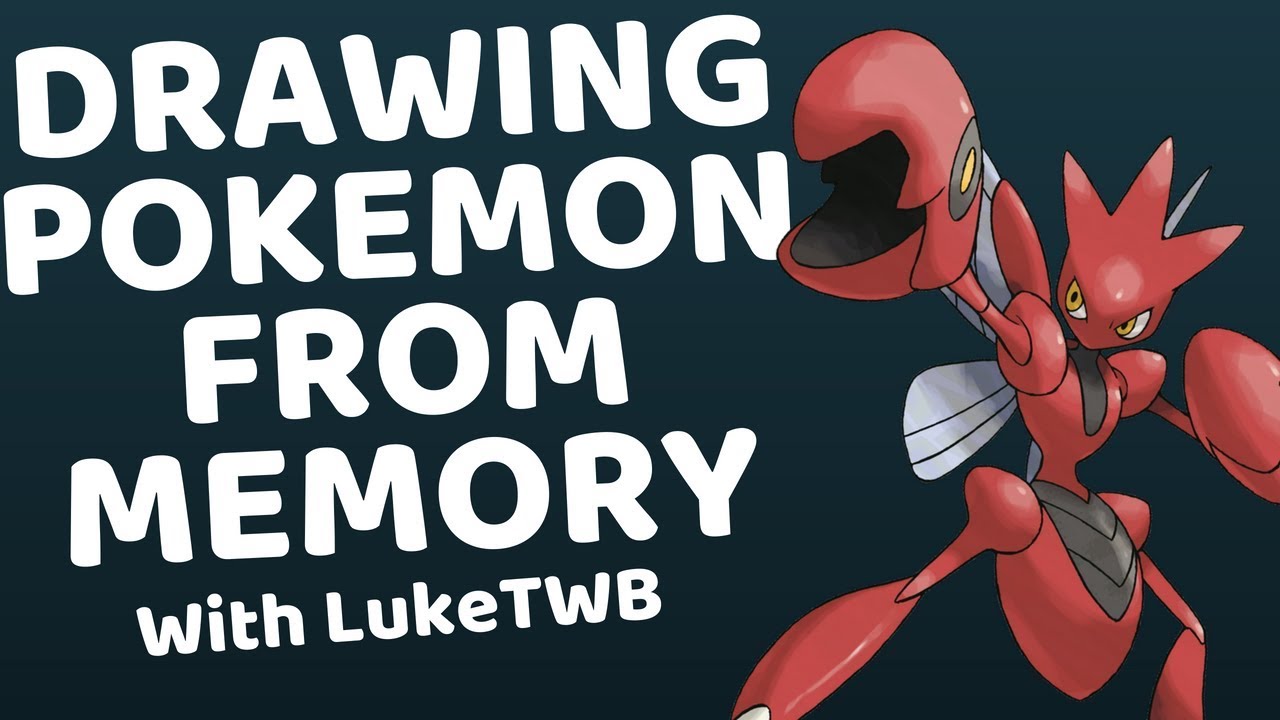 Drawing Pokemon From Memory With LukeTWB :) - YouTube