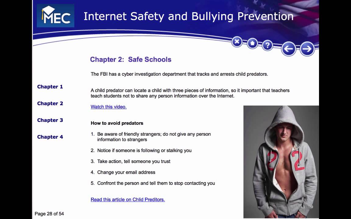 Internet Safety Lesson 9: Avoiding Online Predators - YouTube