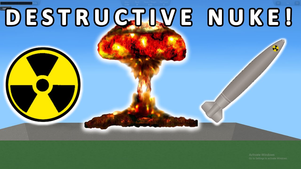 First WORKING NUKE Spaceflight Simulator - SFS - YouTube