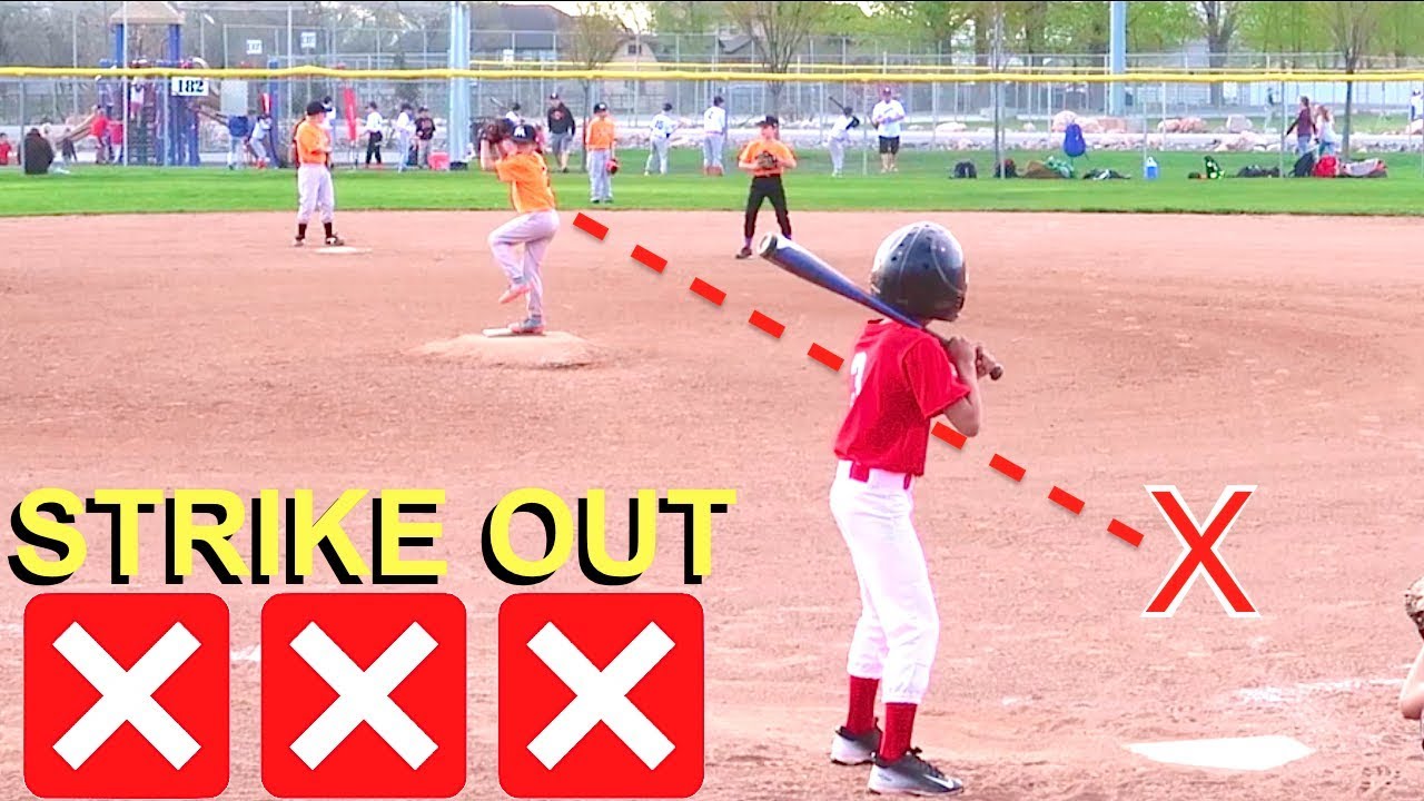 BOY Pitches 3 STRIKE OUTS at Baseball Game! ⚾️⚾️⚾️ - YouTube