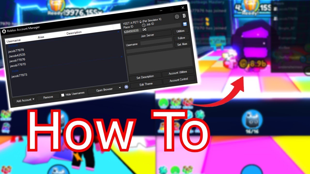 How to play roblox on multiple accounts (RBLX ACCOUNT MANGER) - YouTube